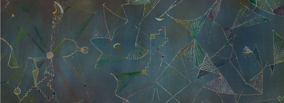 Alice Rahon (Francia, 1904 - México, 1987) La givre, 1945 Óleo sobre ...